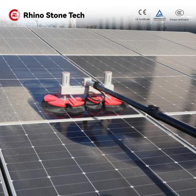China Factory Support Telescopic Rod Brush Solar Tools Photovoltaic Panel Cleaning Machine for sale