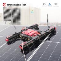 China Remote-Controlled Tracked Solar Panel Cleaning Robot for Photovoltaic Power Station Solar Panel Cleaning Equipment for sale