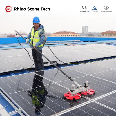 China Solar Panel Cleaning Kit Water Fed Brush with Extension Pole Brush for Solar Panel for sale