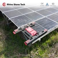 China Rooftop Solar Panel Cleaning Robot Battery Powered Dry/Water Mode Photovoltaic Solar Cleaning Robot for sale