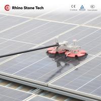 China Innovative Double-Head Water Flow Pole Strong Cleaning Brush Solar Panel Cleaning Machine for sale
