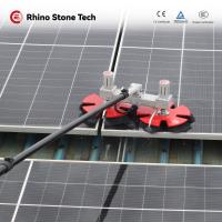 China Innovative Double-Head Water Flow Pole Strong Cleaning Brush Solar Panel Cleaning Machine for sale