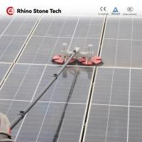 China Factory Direct Solar Cleaning Equipment Electric Photovoltaic Panel Cleaning Brush Double Head Solar Panel Cleaning Brush with Telescopic Rod for sale