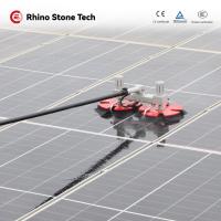 China Factory Direct Solar Cleaning Equipment Electric Photovoltaic Panel Cleaning Brush Double Head Solar Panel Cleaning Brush with Telescopic Rod for sale