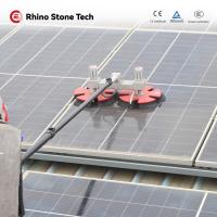 China Innovative Double-Head Water Flow Pole Strong Cleaning Brush Solar Panel Cleaning Machine for sale