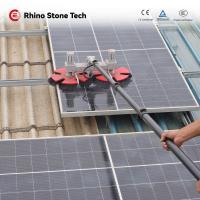 China Solar Panel Cleaning Brush with Anti Static Nylon Bristles and Dual Brushless Motors for Smooth and Solar Panel Cleaning for sale