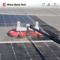 China Solar Panel Cleaning Washing Machine Automatic Brush Solar Panel Cleaning Equipment with Lithium Battery Back up for sale
