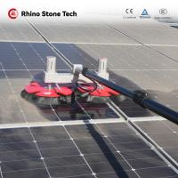 China Factory Direct Solar Cleaning Equipment Electric Photovoltaic Panel Cleaning Brush Double Head Solar Panel Cleaning Brush with Telescopic Rod for sale