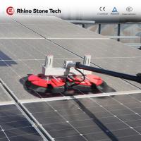 China Battery-Powered Solar Panel Cleaning Brush Water-Fed Telescopic Pole Solar Cleaning Machine for sale