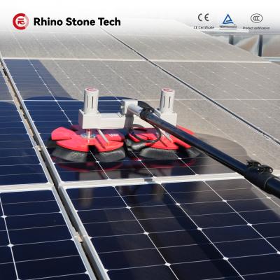 China Solar Double-ended Brush Electric Photovoltaic Modules Cleaning Robot Brush with Solar Panel Cleaning System Tools for sale