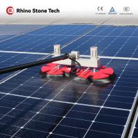 China Solar Panel Cleaning Washing Machine Automatic Brush Solar Panel Cleaning Equipment with Lithium Battery Back up for sale