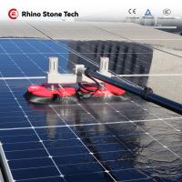 China House Electric Power Dual Head Solar Panel Cleaning Brush Photovoltaic Brush with Water-Passing Telescopic Rod for sale
