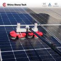 China Factory Direct Solar Cleaning Equipment Electric Photovoltaic Panel Cleaning Brush Double Head Solar Panel Cleaning Brush with Telescopic Rod for sale