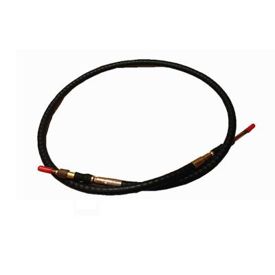 China PVC Universal Throttle Cable Black Galvanized Steel Push Pull Control Cable 1/4