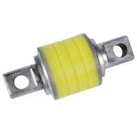 China Heavy-Duty Truck Torque Rod Bushing with Solid Forged Steel Shaft and Pure Rubber Core for Double Axle Suspension for sale