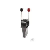 China YK6 Top Mount Marine Boat Engine Throttle Control Dual Lever with 96mm Cable Stroke and 23m Cable Length for sale