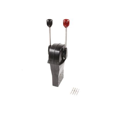 China YK6 Top Mount Marine Boat Engine Throttle Control Dual Lever with 96mm Cable Stroke and 23m Cable Length for sale