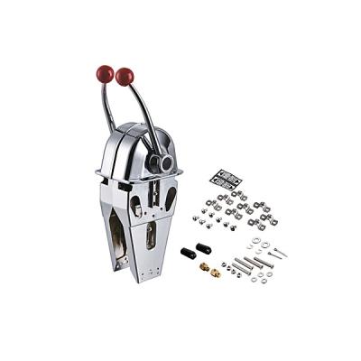 China YK9D Double Lever Marine Engine Control Handle - Zinc Alloy Top Mount for 2 Engine Control for sale