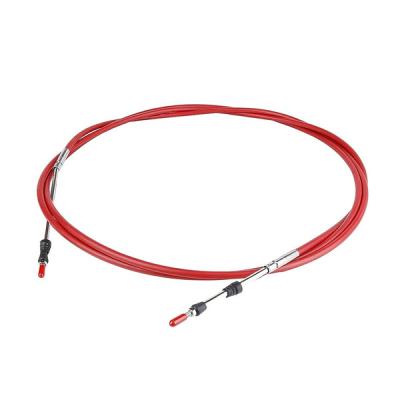 China Marine Engine and Gear Box Control Cable 33C Red Jacket 8 Degree Swivel for sale