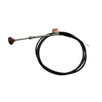 China Universal Stop Cable with Red Round Pull-to-Stop Knob - Stainless Steel Core & Polymer Conduit for Harsh Environments for sale