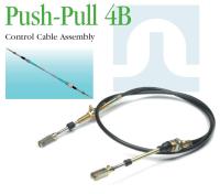 China Long Service Life Push Pull 4B Industrial Control Cable Assembly for Throttle Shift Trim for sale