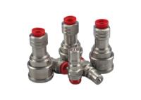 China BSP High Flow Hydraulic Couplers 1-1/2'' Stainless Steel 316 Double Shut-Off Quick Connect Fittings for sale