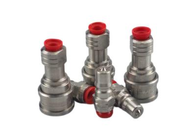 China BSP High Flow Hydraulic Couplers 1-1/2'' Stainless Steel 316 Double Shut-Off Quick Connect Fittings for sale
