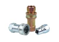 China Steel TG Close Type Hydraulic Quick Coupling Socket with Valve Plug 3/4 1 ISO 7241-A for sale