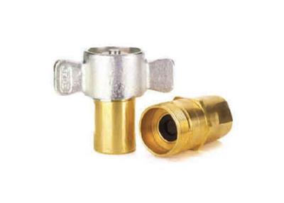 China 207 Bar Thread to Connect Valved Brass Quick Coupler 1/4 to 1 Inch for sale
