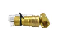 China ISO5675 3/8 Inch Steel Hydraulic Quick Coupler 3000PSI IATF16949 for sale