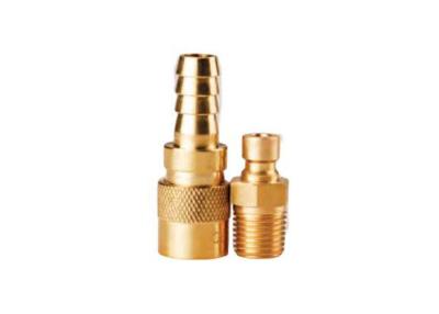China Non Valve Brass Quick Coupler for Line Modular 1.5Mpa Parker Moldmate Compatible for sale