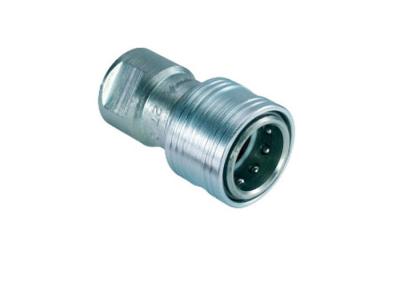 China ISO5675 Hydraulic Quick Coupler 5000PSI 0.75 Inch Steel Ball Valve Socket Plug for sale