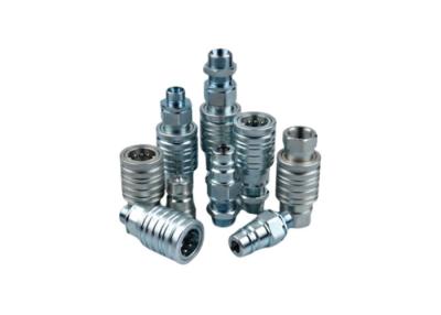 China Threaded ISO 5675 Hydraulic Coupler 3/8 NPT 3000 PSI Steel Push-to-Connect for sale