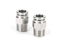 China OEM Threaded Push In Fittings Rapid Manual Connecting IATF16949 Tube 8-12mm R1/4 R3/8 R1/2 for sale