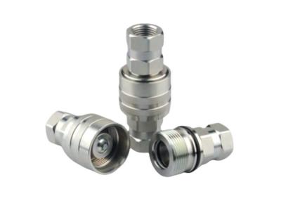 China Thread Locked Hydraulic Quick Coupling Socket with Valve Plug CVV 5000 PSI 1/4 to 1 Inch for sale