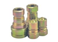 China BSPP Pneumatic Quick Coupler 1/4 Inch 360 Degree Rotating Shut Off Coupling for sale