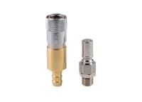 China Stainless Steel Flush Faced Shut Off Quick Coupling for Thermoplastic Injection Moulding 1/4 for sale