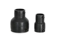 China PE100 HDPE Electrofusion Reducing Coupling 200 x 110mm for Pipe Connection for sale