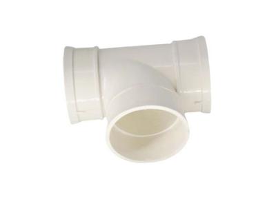 China PVC-U Pressure Pipe Fitting Tee 20-400mm for Drainage Systems for sale