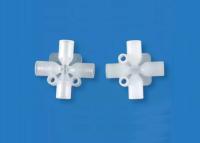 China 1/4-28UNF Thread Tee Plastic Connector Female Thread Adapter for 1.6-3.2mm Tubing for sale
