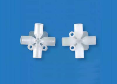 China 1/4-28UNF Thread Tee Plastic Connector Female Thread Adapter for 1.6-3.2mm Tubing for sale
