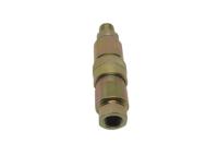 China 1/4 Inch Manual Operation Pneumatic Quick Release Coupling Brass NBR Seal 100 psig for sale