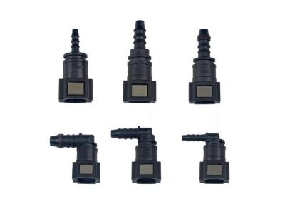 China Fuel Line Quick Connector Rubber Hose Joint Coupler PA66 GF30 5 bar SAE J2044 for sale