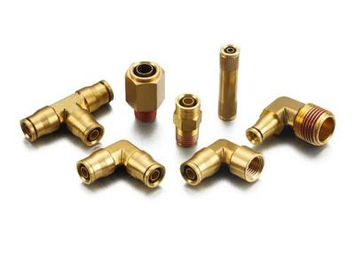 China DOT Push In Air Brake Fittings for Vehicle Air Control Systems 1/4 to 1/2 Inch for sale