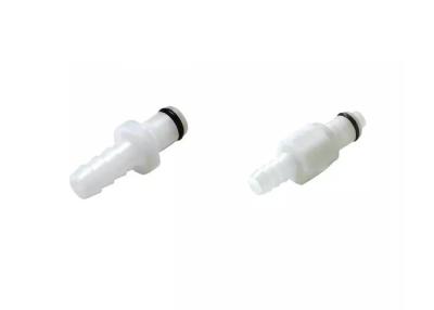 China 1/4 Inch Hose Barb Male CPC Plastic Quick Connector Panel Mount Pneumatic Fitting for sale