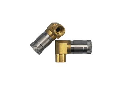 China 1/4 NPT Brass Pneumatic Quick Coupling CB-12 Series High Flow Automatic Shut Off for sale