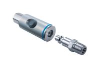 China Industrial Interchange Pneumatic Quick Connect Coupling 1/4 Body Size 232psi for sale
