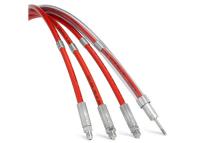 China Ultra High Pressure Water Jetting Hose 250MPa 6 Layer DN5 4.8mm ID for sale