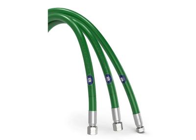 China Oil Refining 110MPa Ultra High Pressure Hose Green ID 6.4mm OD 11.6mm for sale