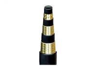 China Hydraulic Ultra High Pressure Rubber Hose 3 Wire Braid 1 Inch Weather Resistant for sale
